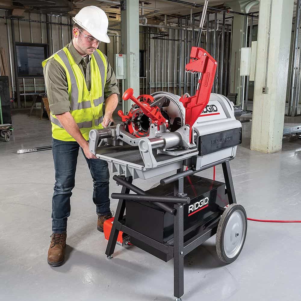 Ridgid pipe threading machine store